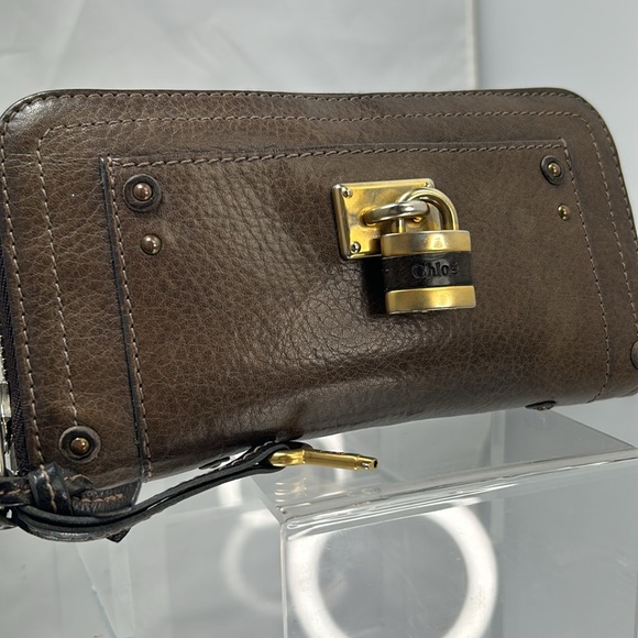 Chloe | Bags | Zippy Wallet By Chloe Lock And Key Wallet | Poshmark
